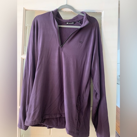 Travis Mathew | Sweaters | Mens Travis Mathew Deep Purple Quarter Zip L ...